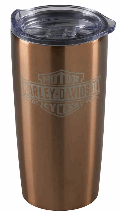 H-D Copper Travel Mug - LAZY BOYZ AS