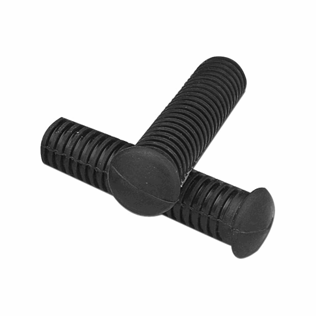 EXTENDED PEGS REPLACEMENT RUBBER BLACK - LAZY BOYZ AS