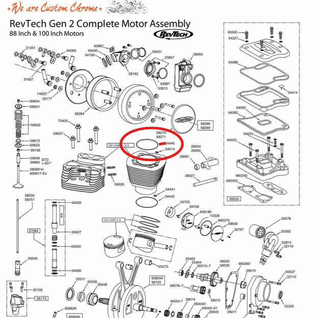 O-RING, CYLINDER TO HEAD 88 & 100 CUI REVTECH ENGINES - LAZY BOYZ AS