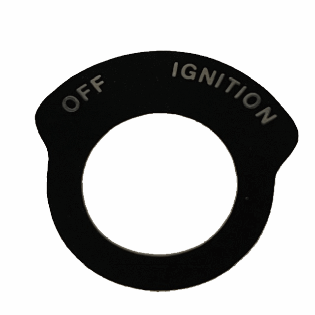 IGNITION SWITCH LABEL - LAZY BOYZ AS